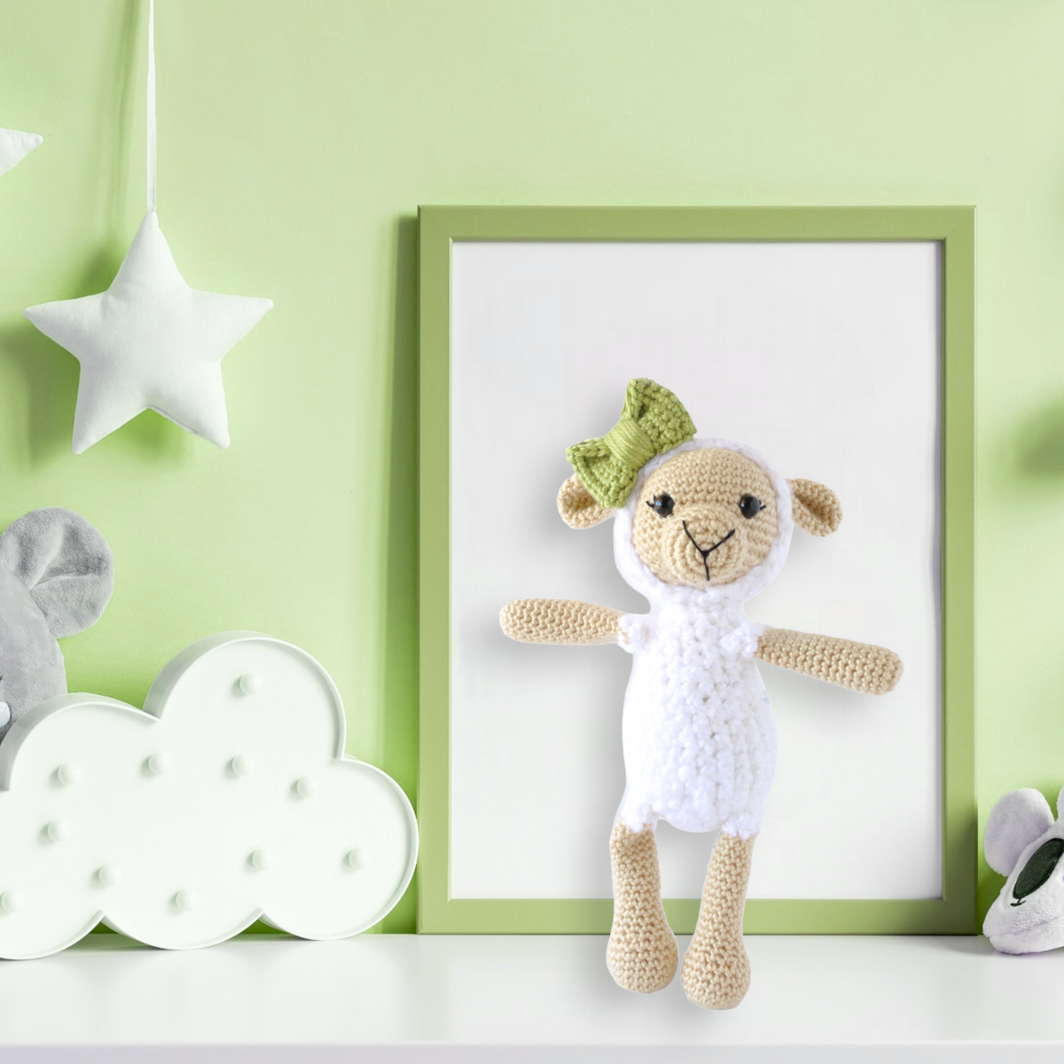 Lily the Lamb Plushie - Made to Order – The Blue Elephants