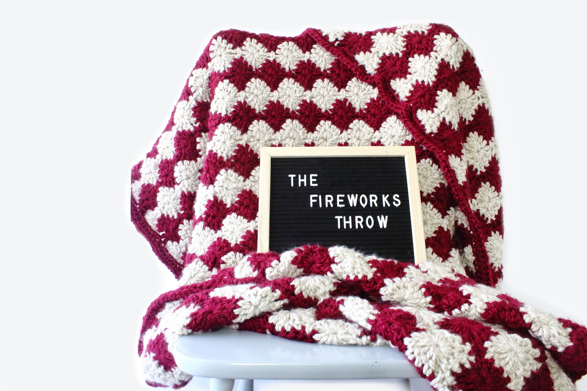 Fireworks Throw - Crochet Pattern – The Blue Elephants